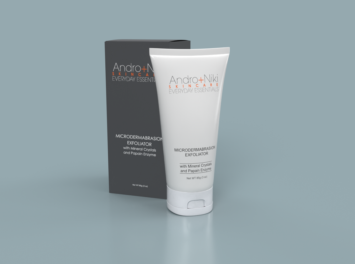 MICRODERMABRASION EXFOLIATOR with Mineral Crystals and Papain Enzyme ...